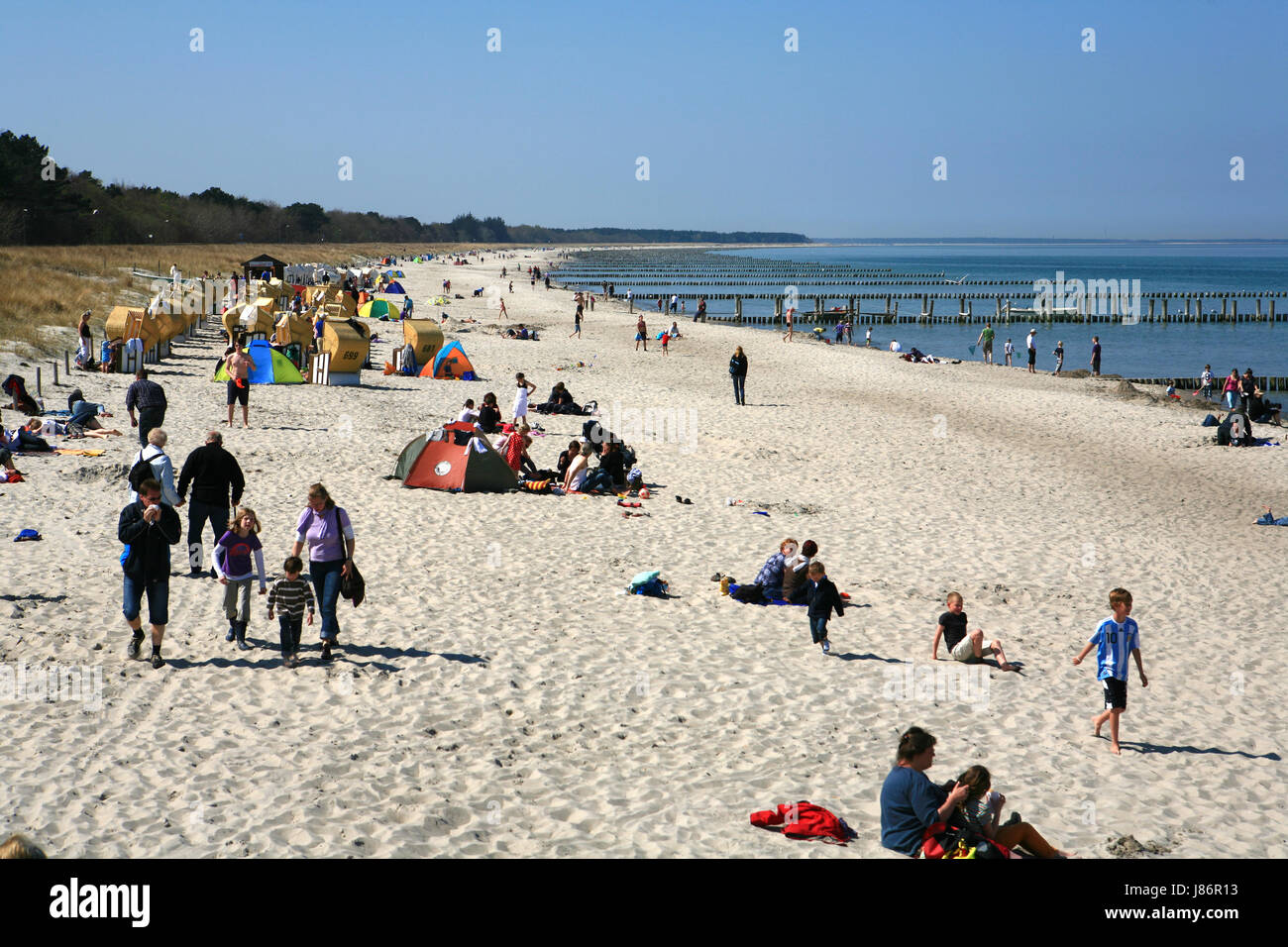 beach seaside the beach seashore salt water sea ocean water humans ...