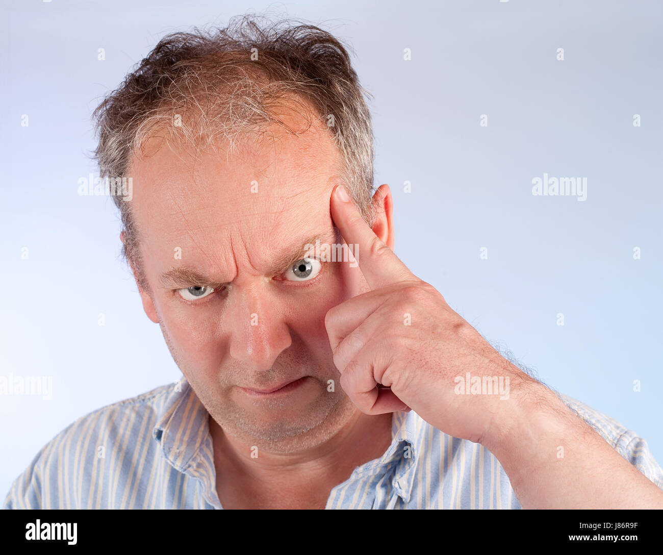finger serious thinking pointing man head guy hand finger male ...
