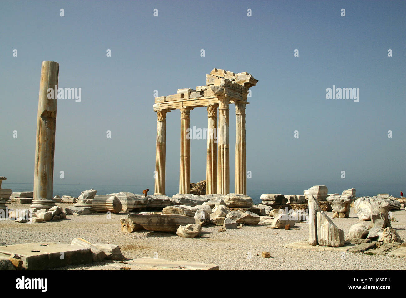 apollon temple side Stock Photo - Alamy