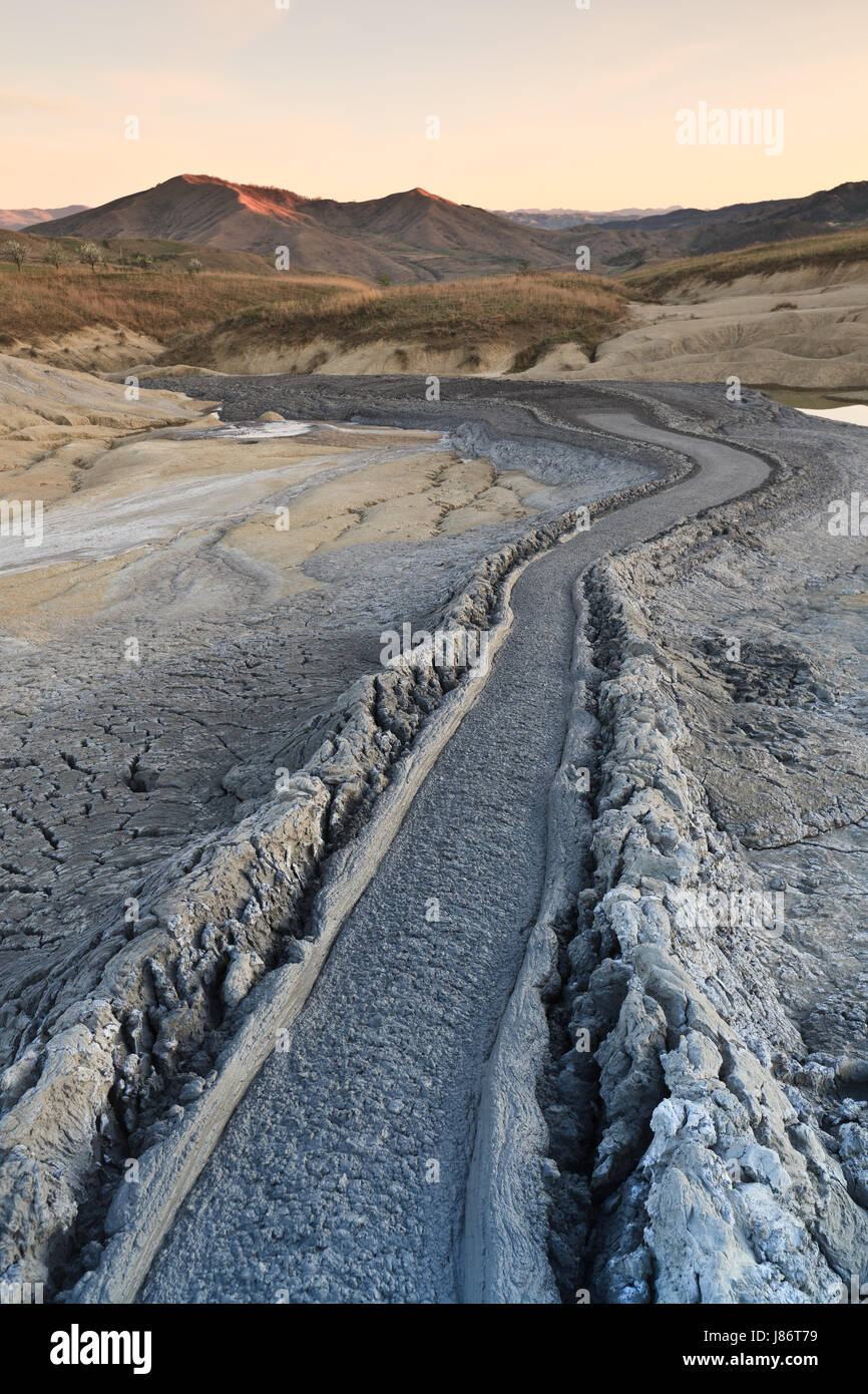 hot mud land eruption globe planet earth world landscape scenery ...