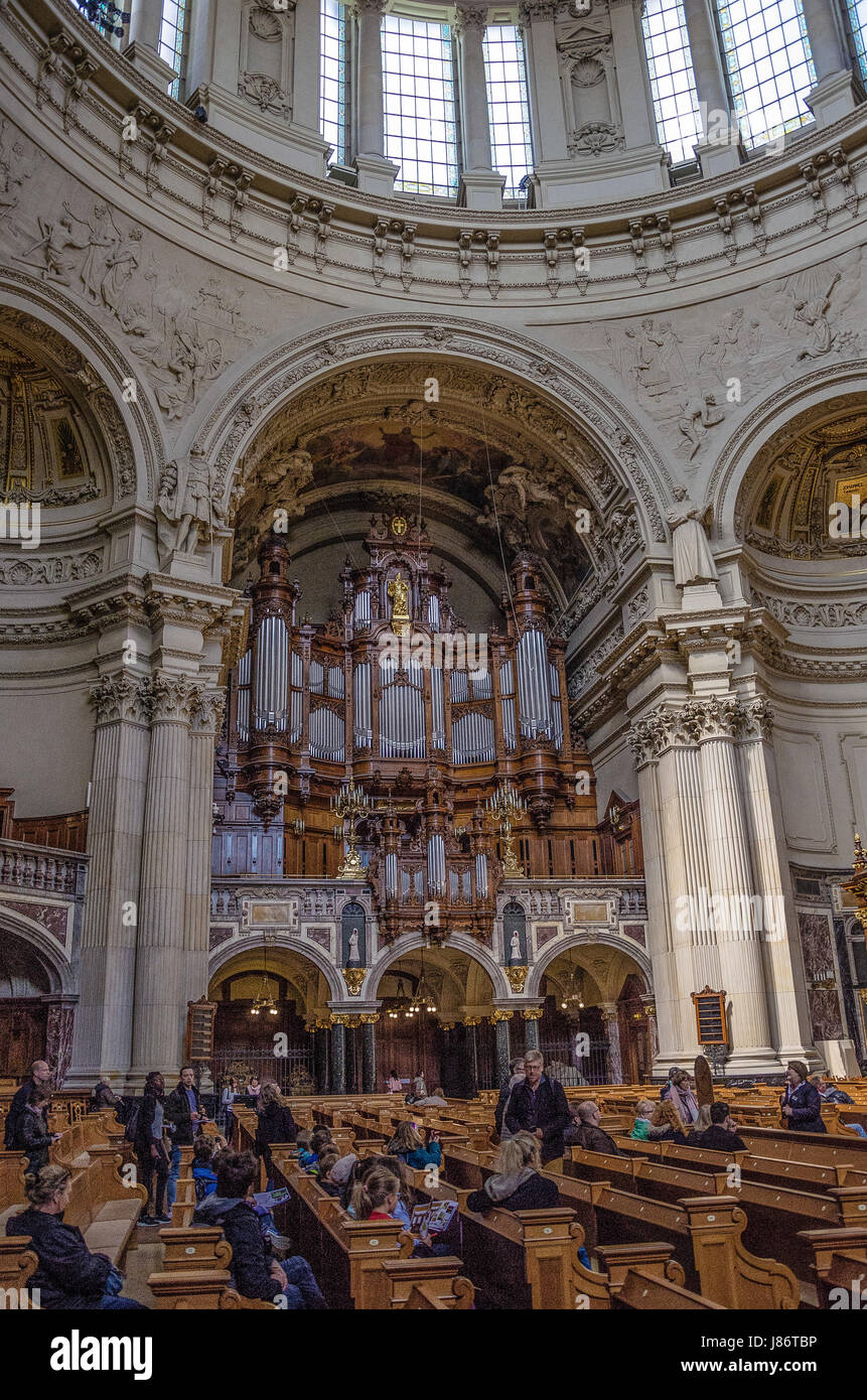 The Cathedral of Berlin is the largest church in the city, and it ...