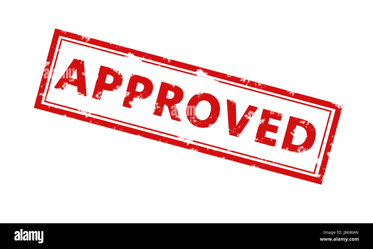 APPROVED Grunge rubber office stamp. Business, technology, internet ...