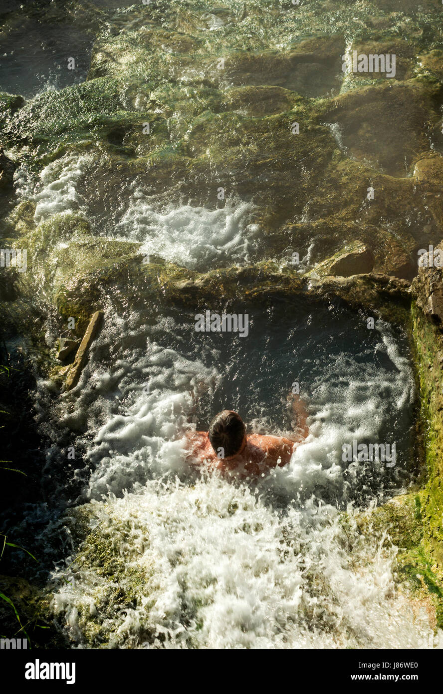 Natural source of mineral curative water in Pyatigorsk,Northern ...