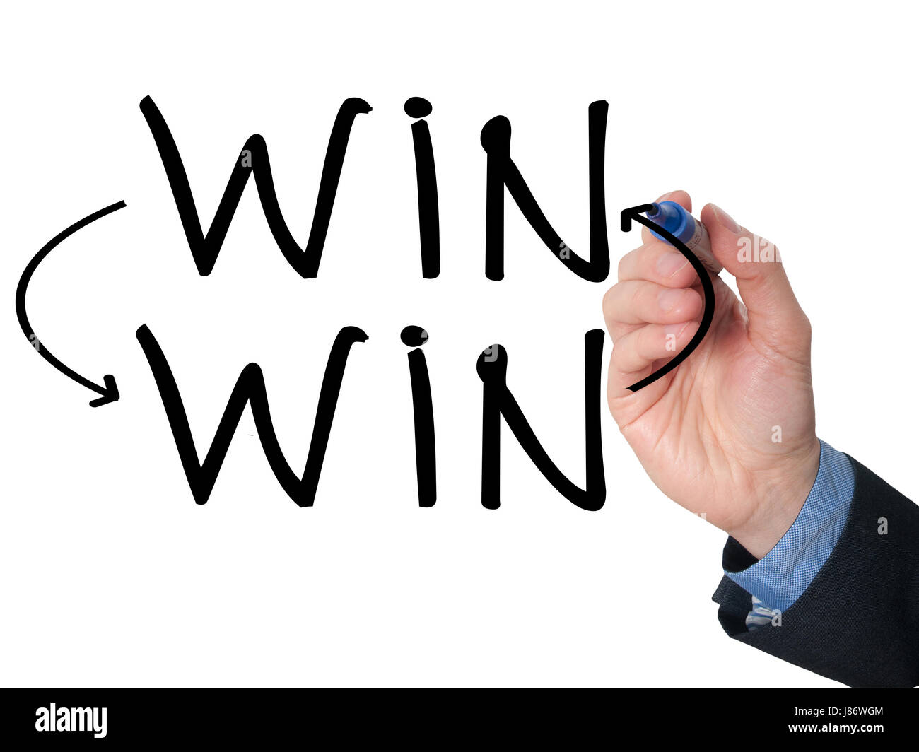 Wining teamwork hi-res stock photography and images - Alamy