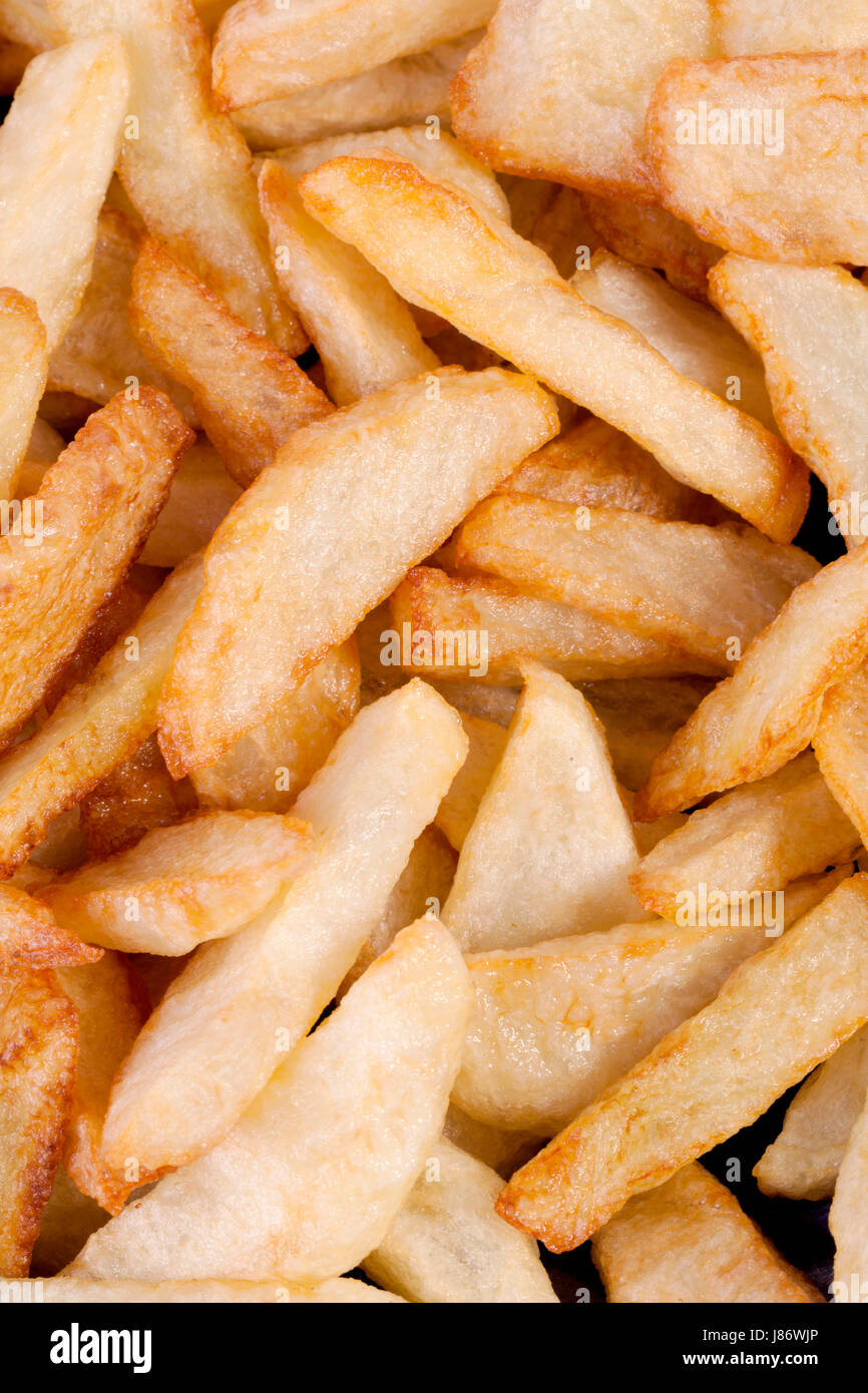 close, restaurant, food, aliment, salt, closeup, golden, chip, cut ...