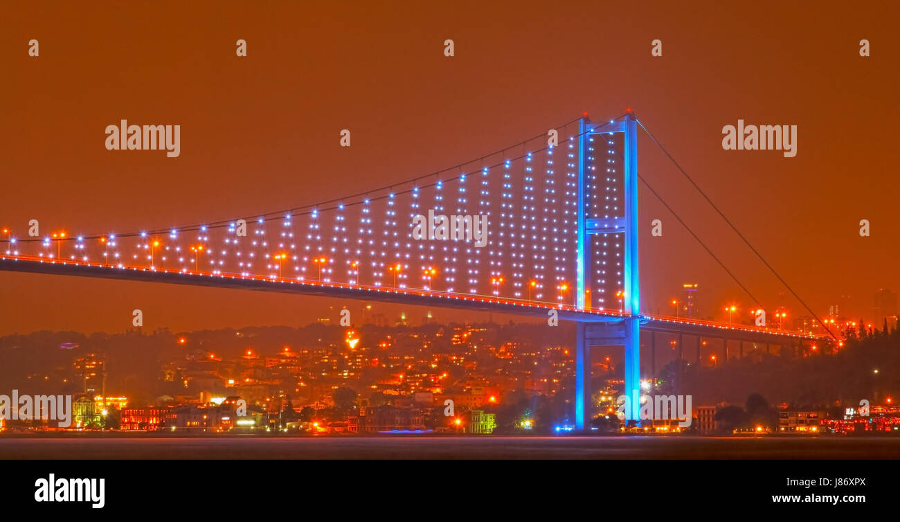 bridge, transport, infrastructure, istanbul, salt water, sea, ocean ...