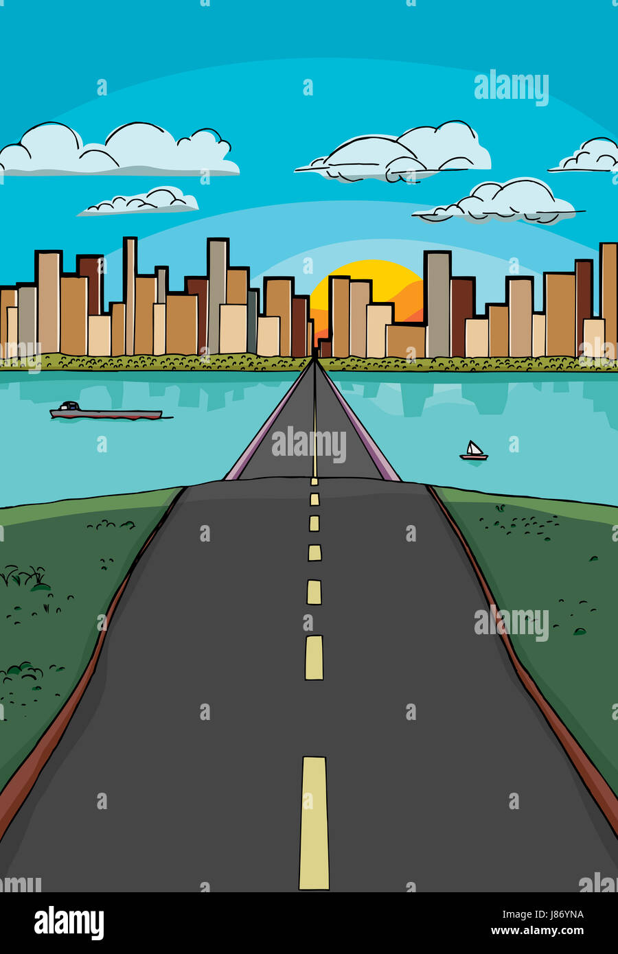 city, town, hill, sight, view, outlook, perspective, vista, panorama ...