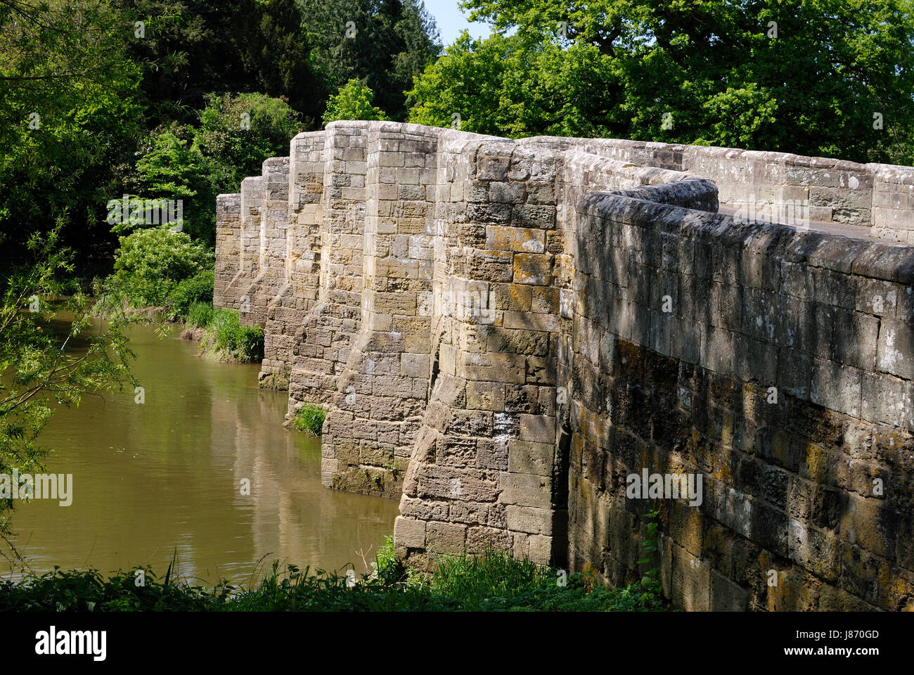 bridge, england, river, water, buildings, monument, landmark, old ...