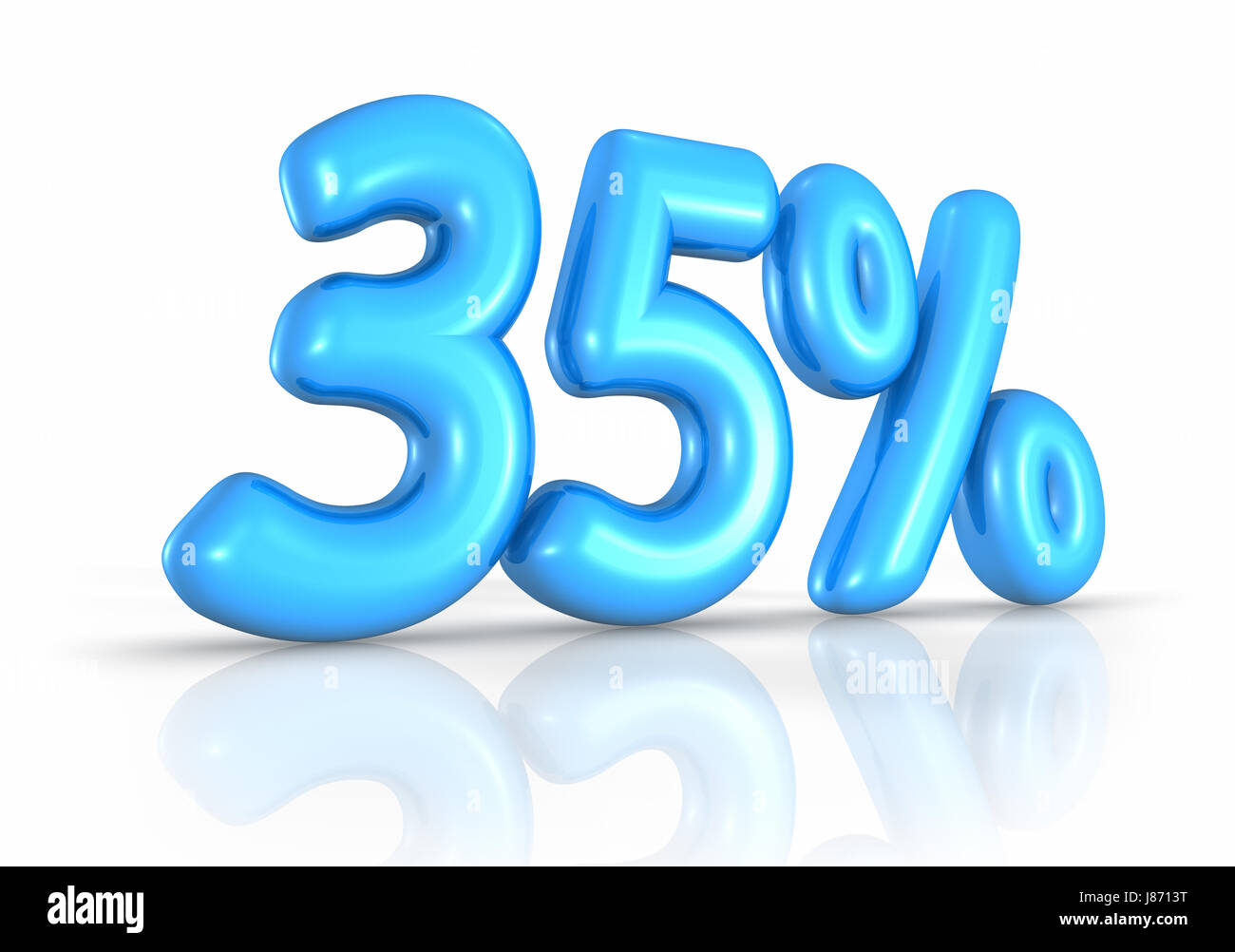 blue, balloon, percent, percentage, blue, calculation, isolated, stock ...