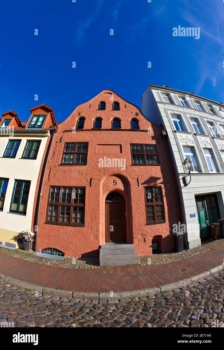 house, building, city, town, facade, style of construction ...