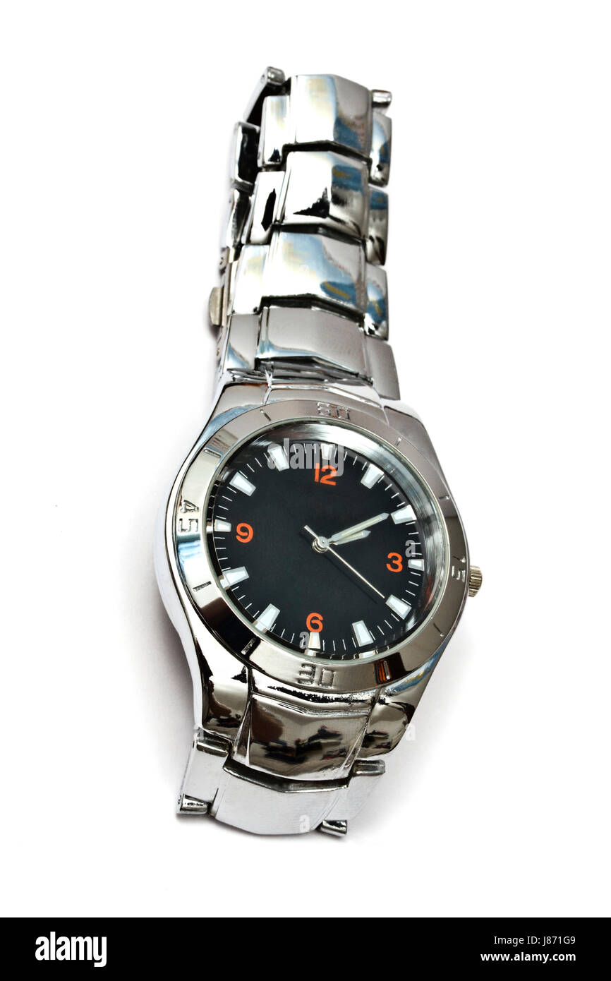 watch, men, man, hand, hands, object, isolated, future, date, time ...