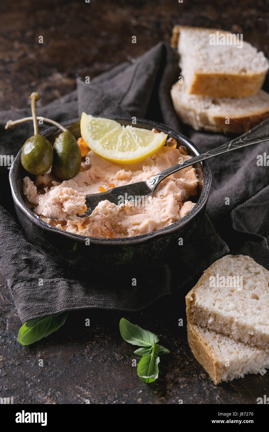 Smoked salmon mousse hi-res stock photography and images - Alamy
