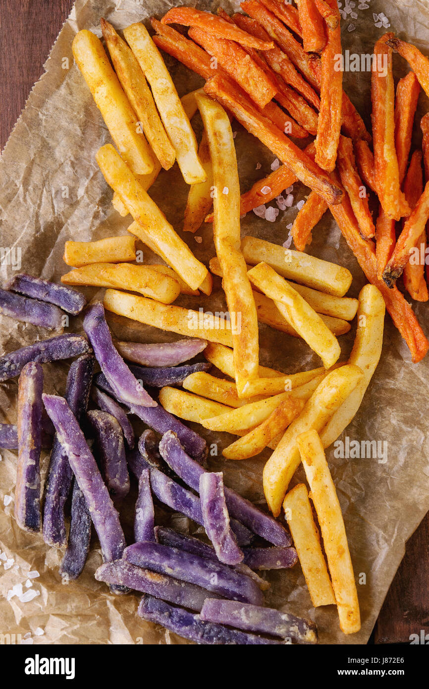 Variety of french fries Stock Photo - Alamy