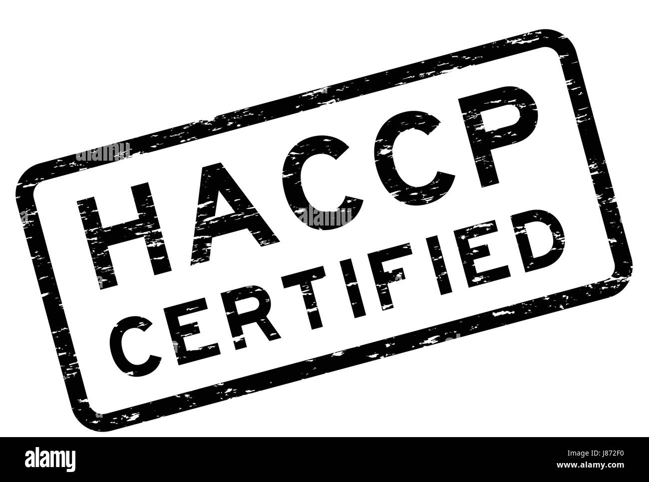 Grunge black HACCP (Hazard Analysis and Critical Control Point) square ...