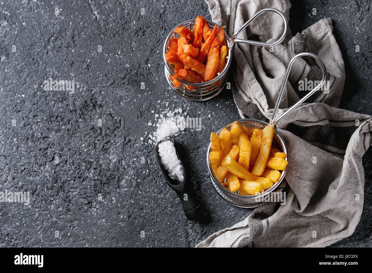 Variety of french fries Stock Photo - Alamy