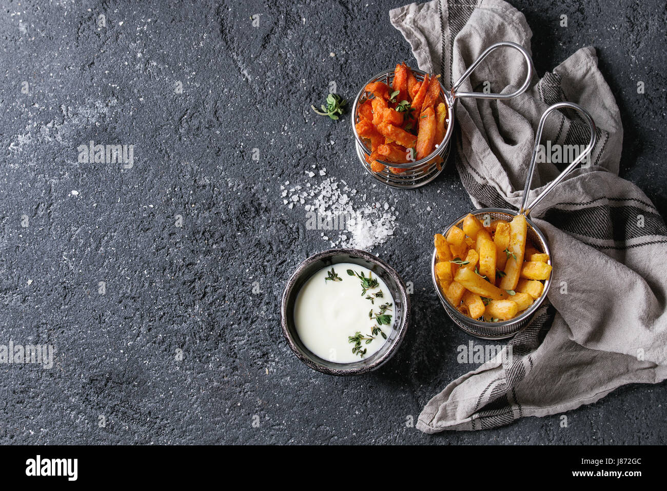 Variety of french fries Stock Photo - Alamy