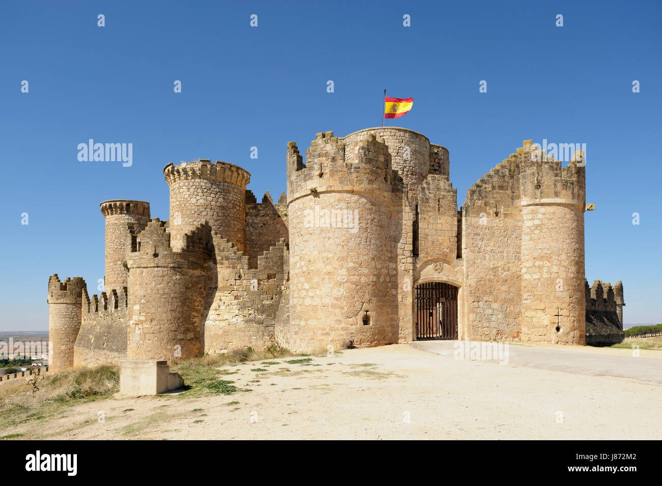 15th Century Belmonte Castle, Belmonte, Cuenca, Castilla La Mancha ...