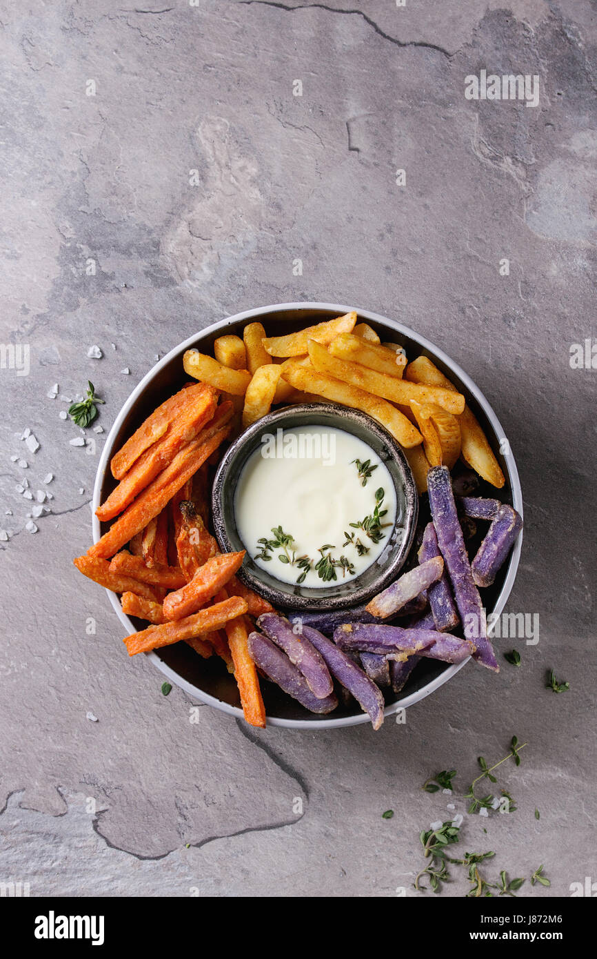 Variety of french fries Stock Photo - Alamy
