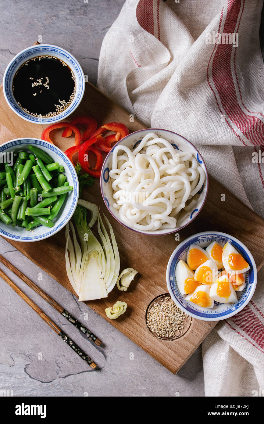 Ingredients for stir fry Stock Photo - Alamy