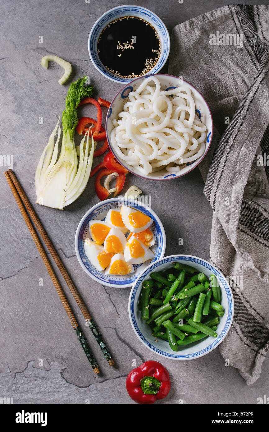 Ingredients for stir fry Stock Photo - Alamy
