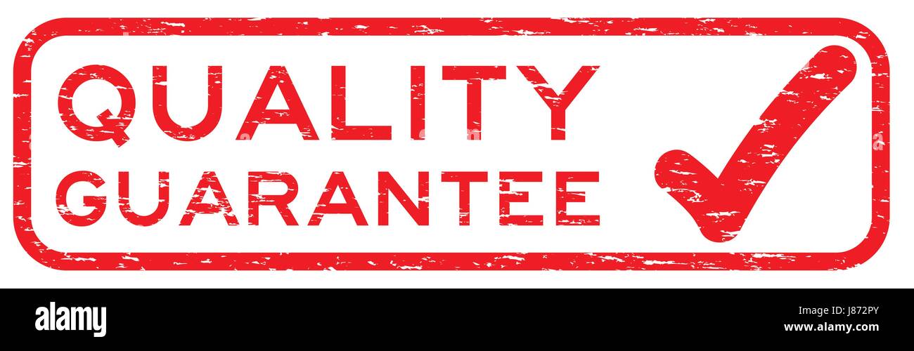 Grunge red quality guarantee with mark square rubber seal stamp Stock Vector Image & Art - Alamy