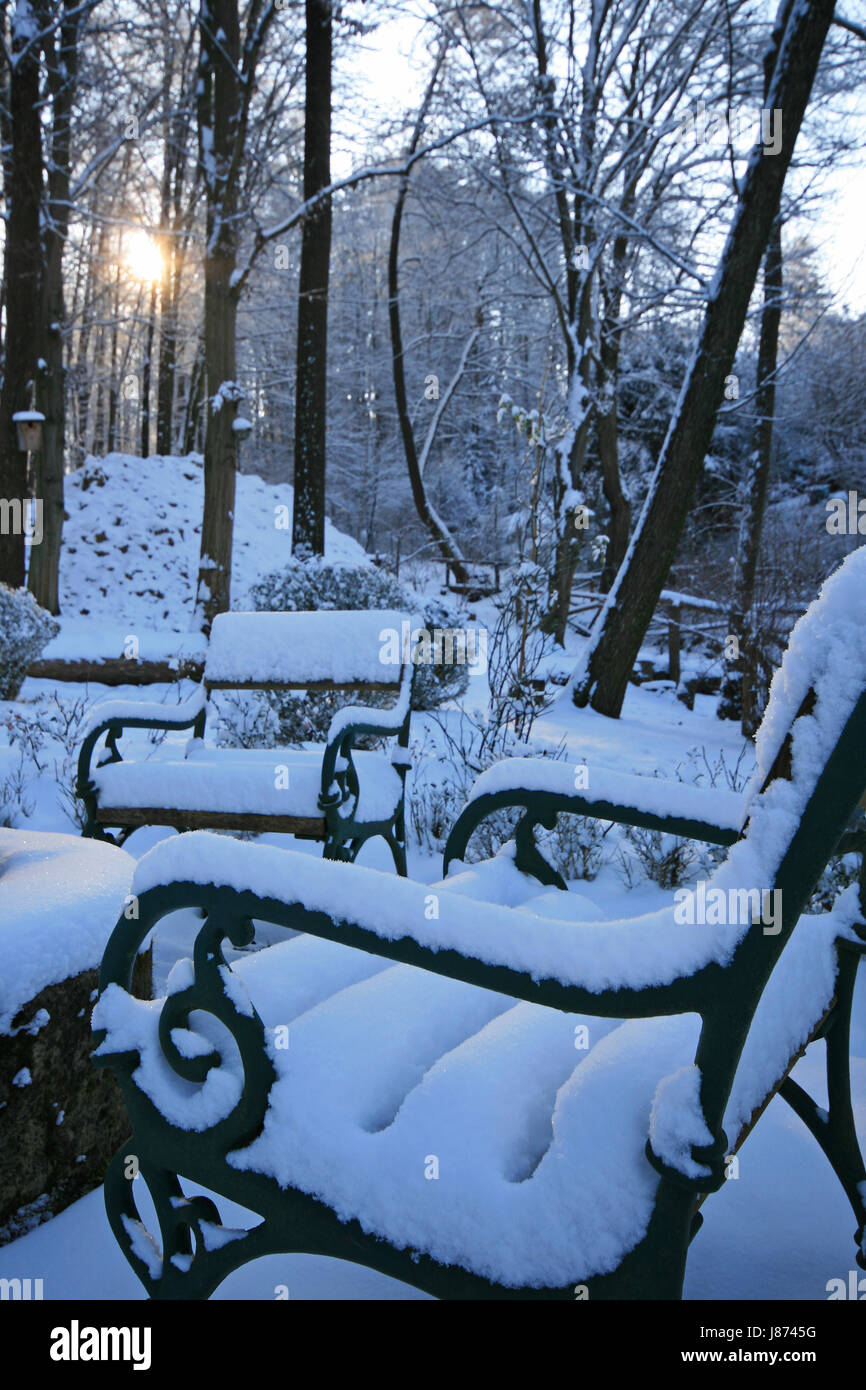 winter in the park Stock Photo - Alamy