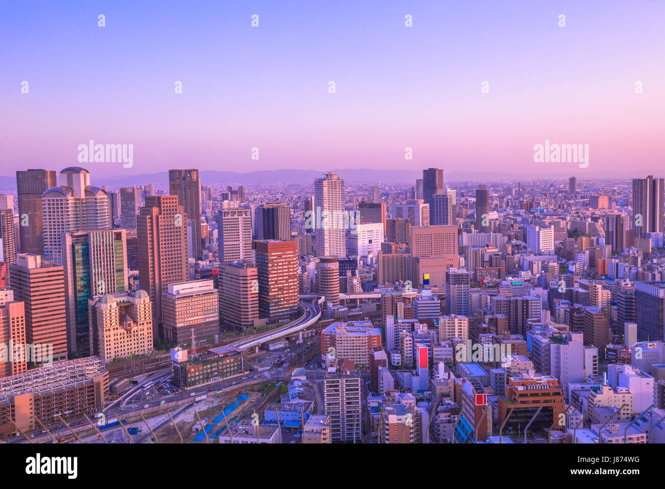 Skyline skyscrapers tower observation hi-res stock photography and ...