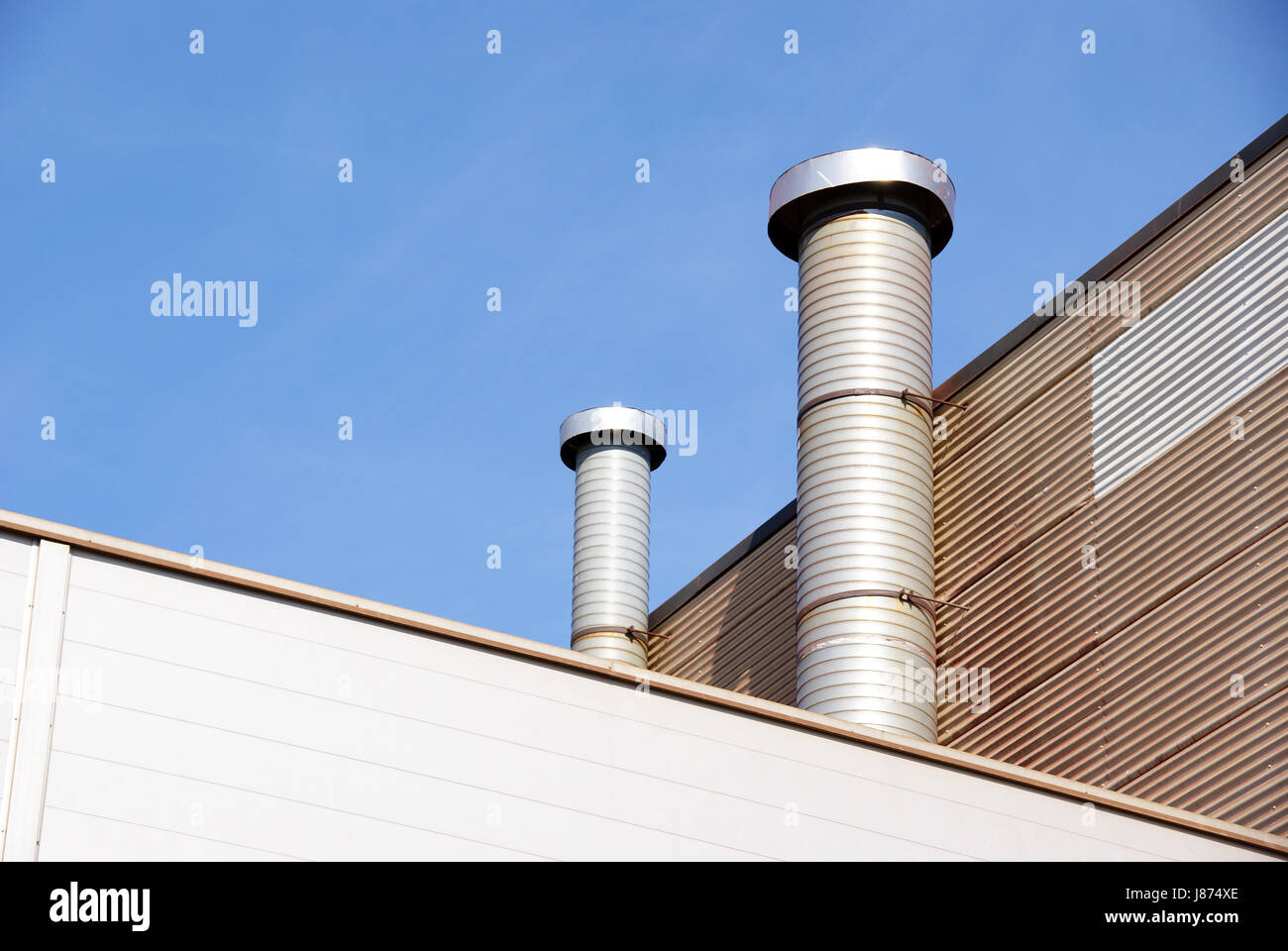 industry, wall, steel, metal, tube, equipment, ventilation, pipe ...