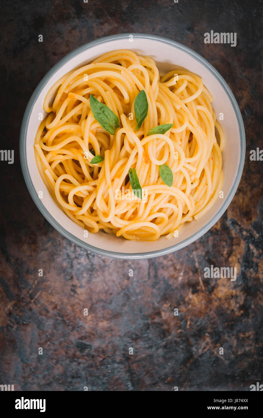 Bowl of Pasta Stock Photo - Alamy