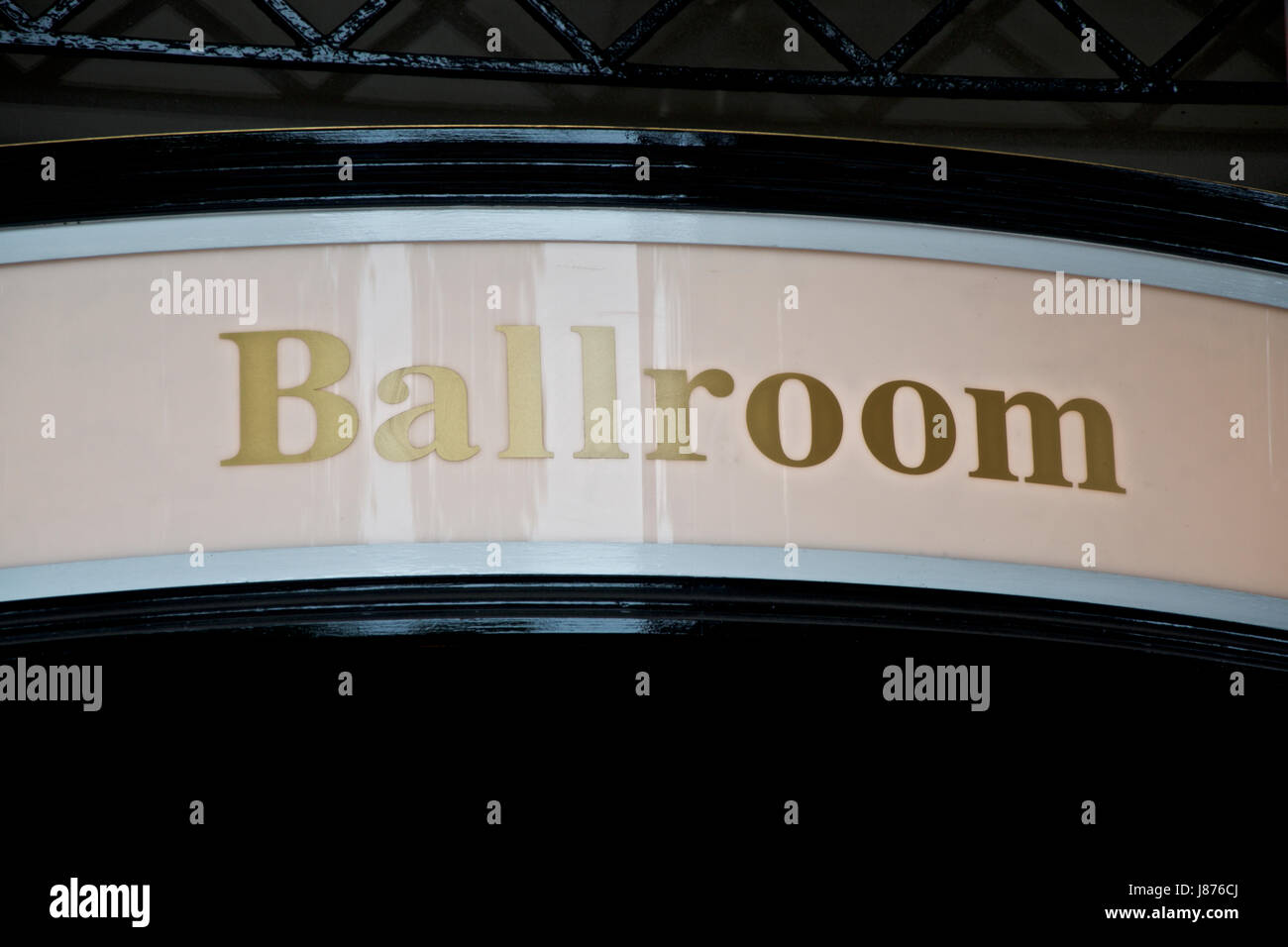 Ballroom sign on a hotel building Stock Photo - Alamy