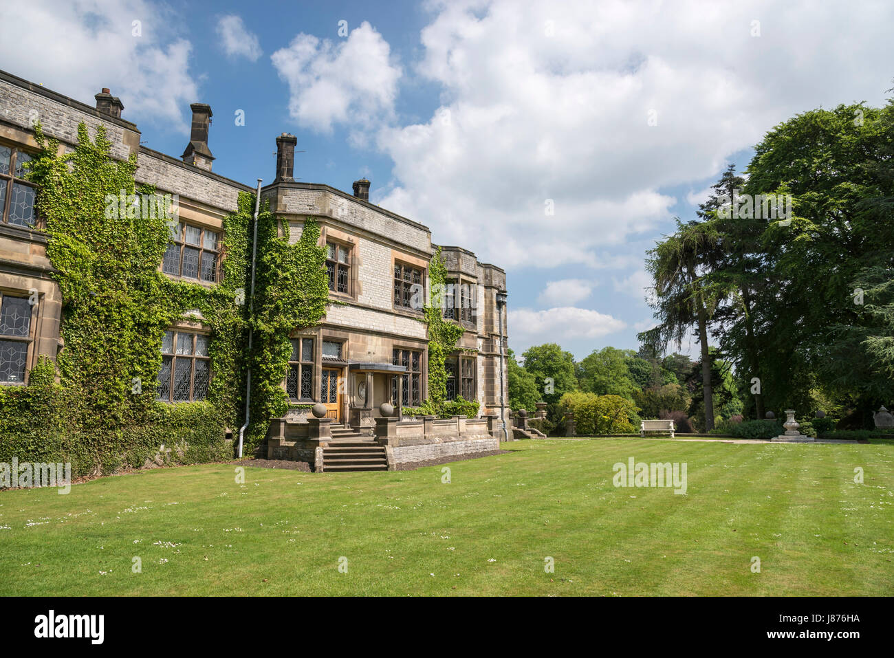 Thornbridge hall gardens near Great Longstone, Derbyshire, England ...