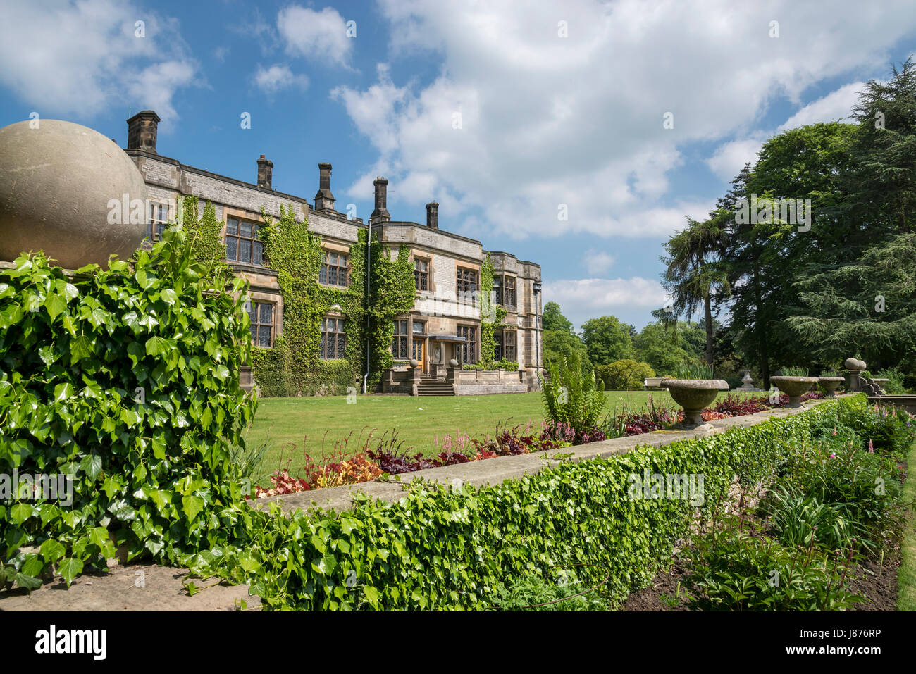 Thornbridge hall gardens near Great Longstone, Derbyshire, England ...