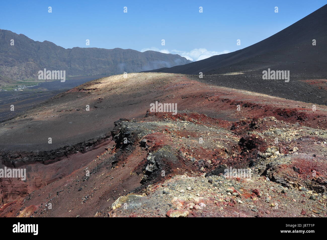 stone ash lava geology vulcan volcano danger stone hike go hiking ...