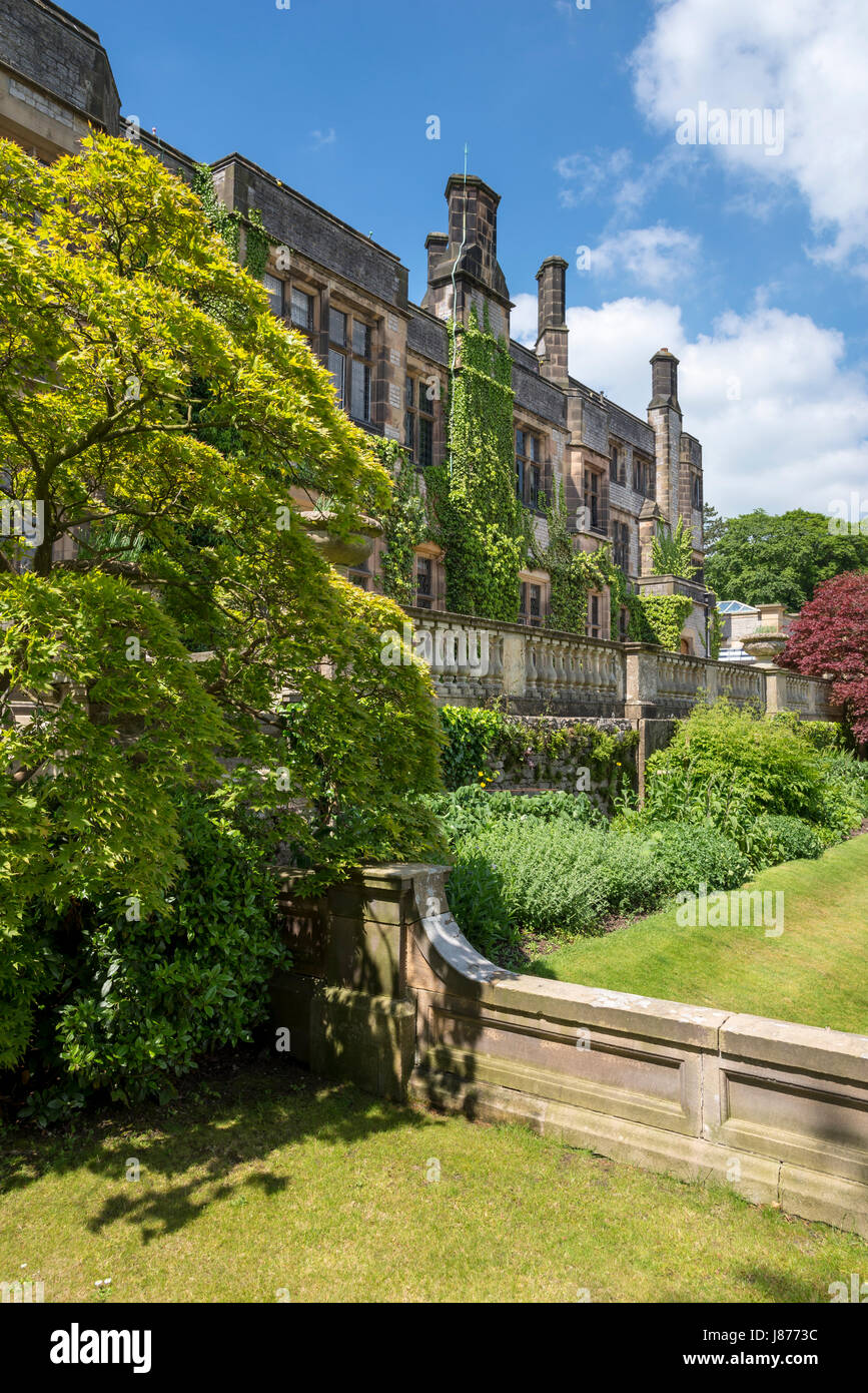 Thornbridge hall gardens near Great Longstone, Derbyshire, England ...