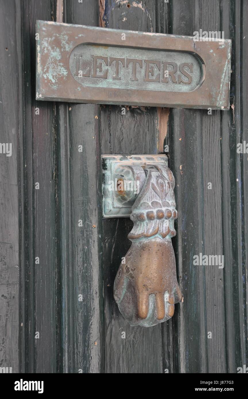 hand antique mailbox Southern France knocker Provence mailboxes hand ...
