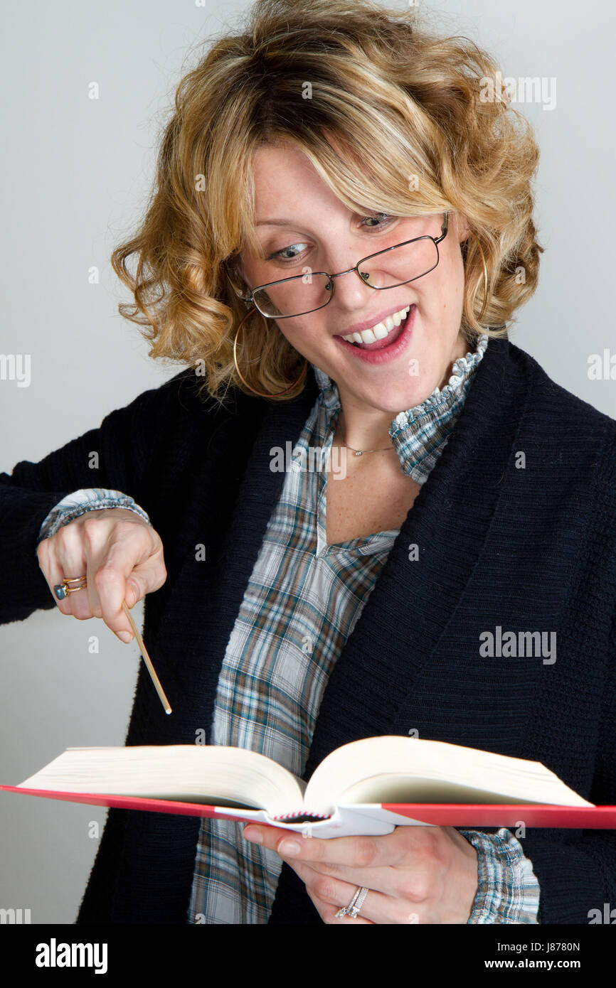 woman study teacher beautiful beauteously nice education isolated ...