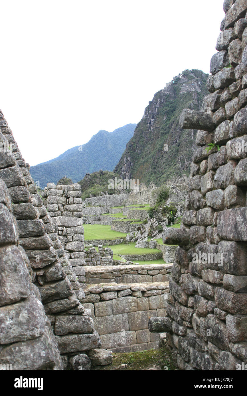 culture archeology peru terraces city ruins machu picchu inca heritage ...