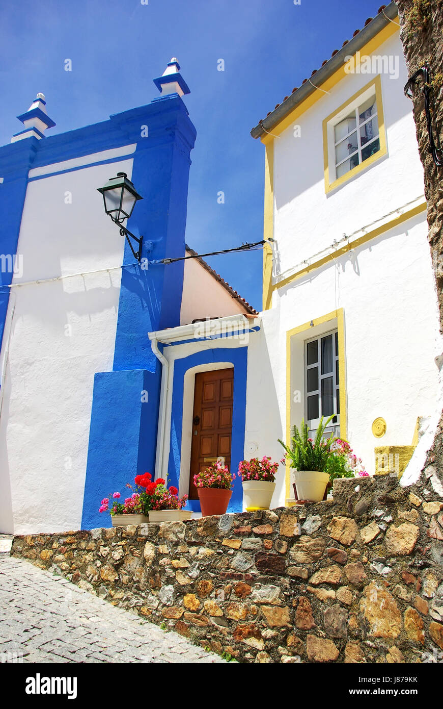 house, building, stone, europe, landmark, exterior, street, road, blue ...