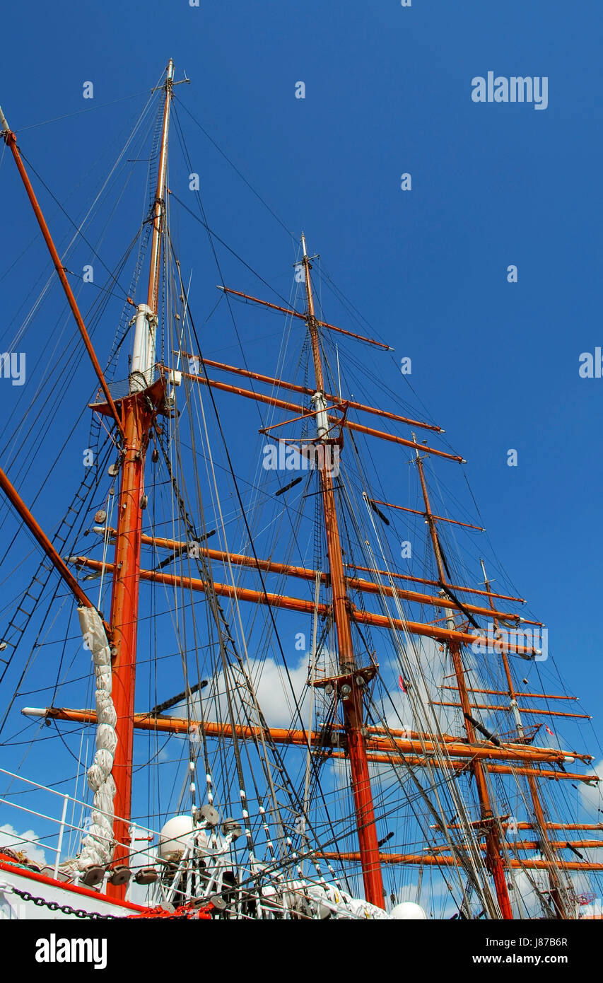 sail, mast, boat, rigging, ship, rowing boat, sailing boat, sailboat ...