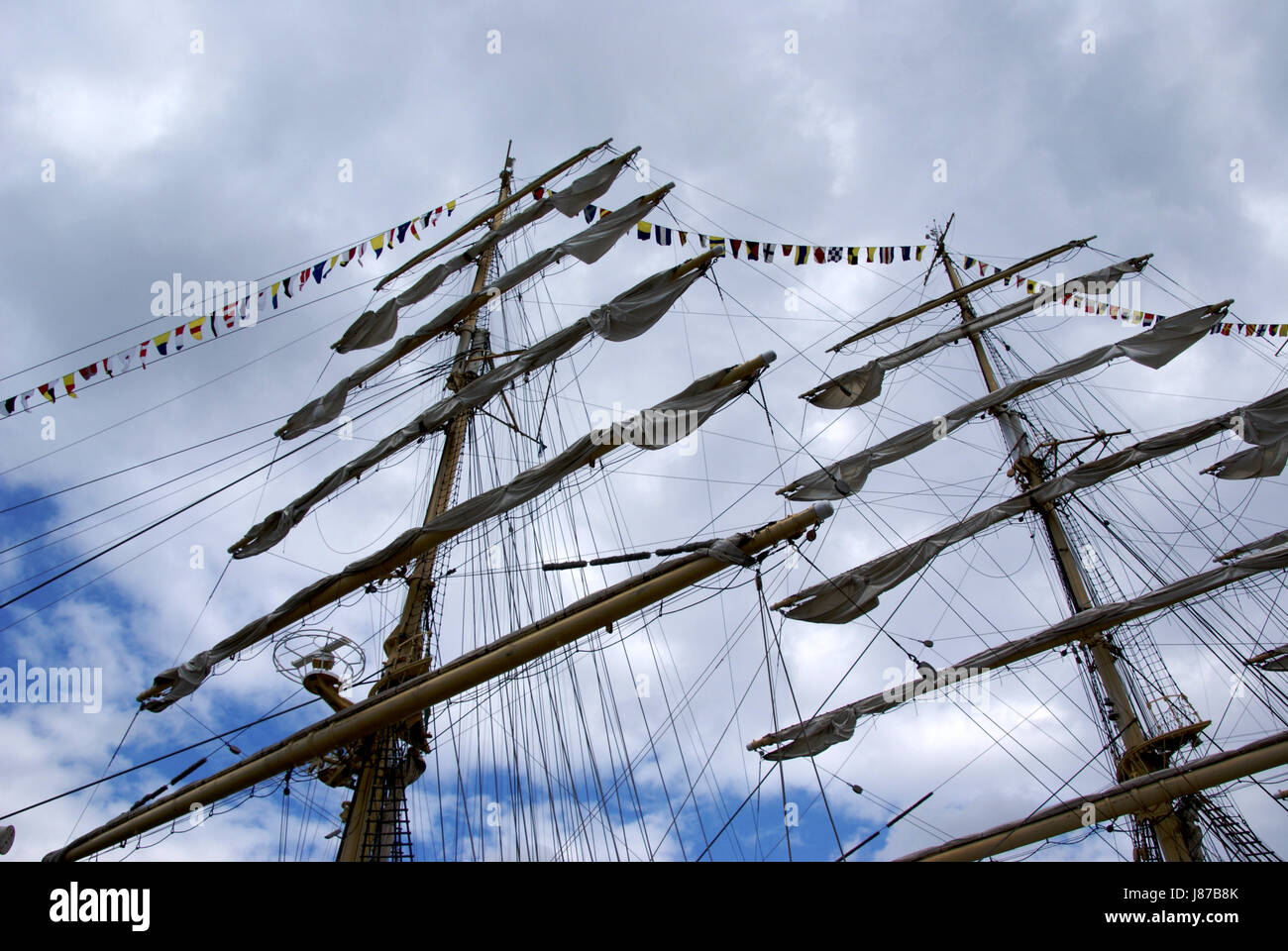 sail, sailing boat, sailboat, port, regatta, rigging, schooner, rope ...