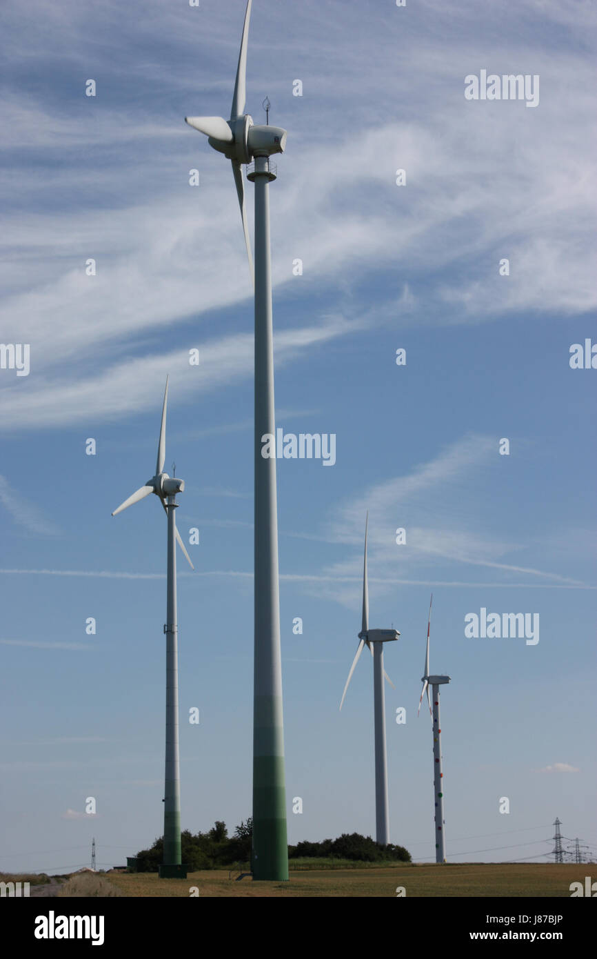wind power plant Stock Photo - Alamy