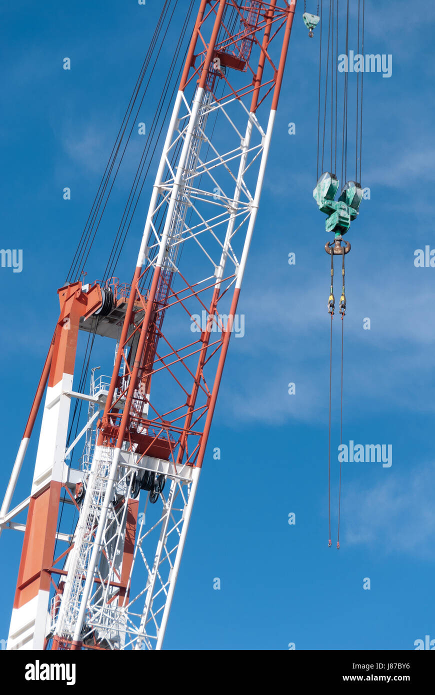 industrial, steel, metal, port, carpentry, red, construction site ...