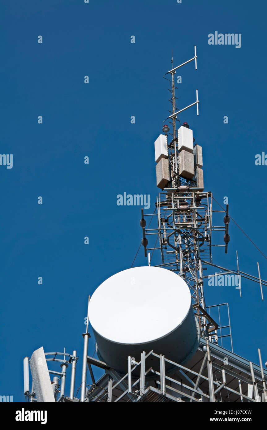 sign, signal, telephone, phone, station, blue, tower, industry, stream ...