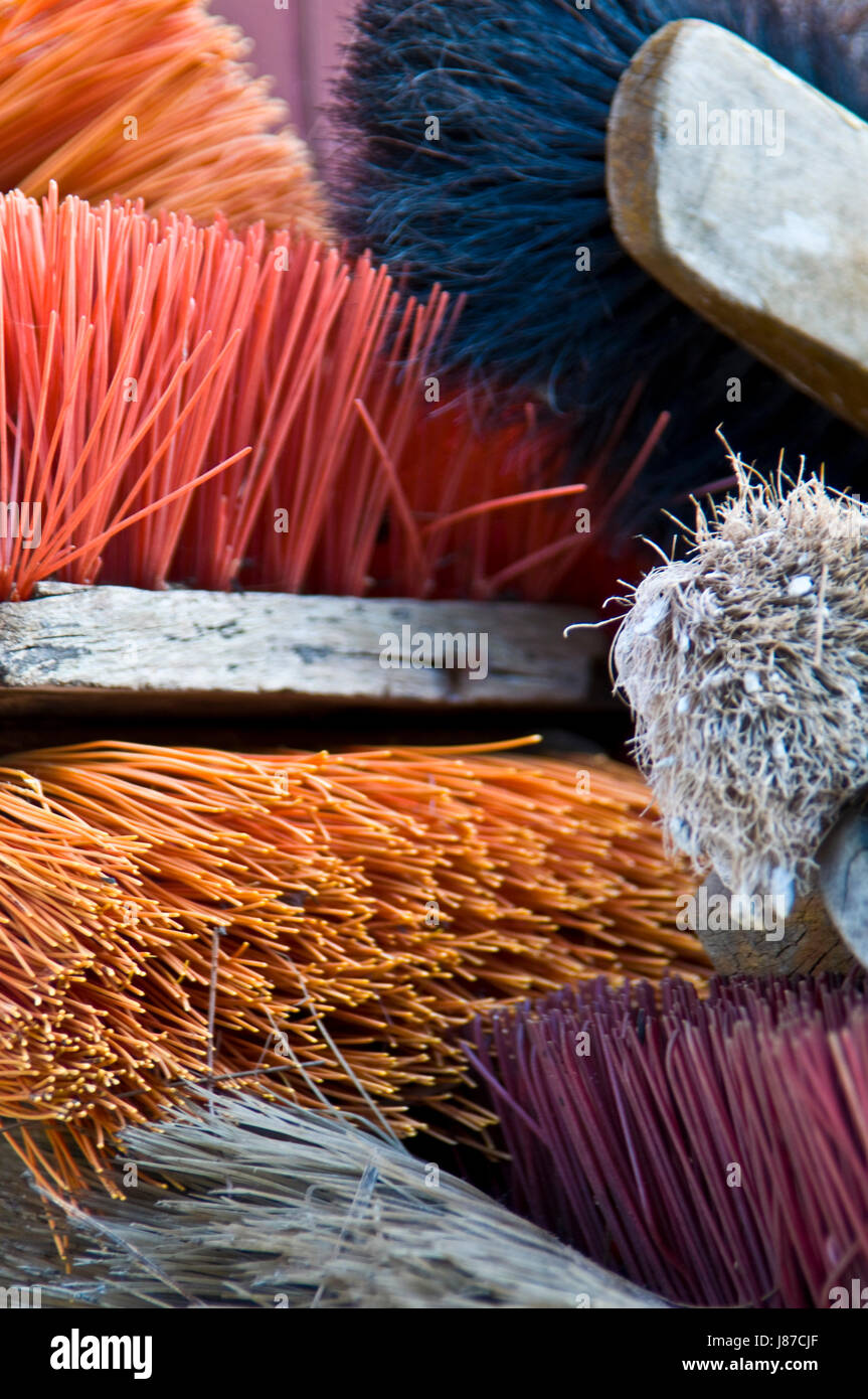 objects, cleanliness, brush, bristles, old, colorful, backdrop ...