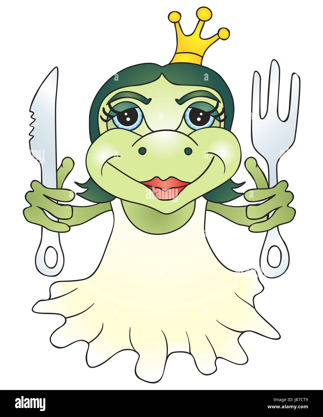 restaurant, food, aliment, isolated, gastronomy, illustration, frog ...