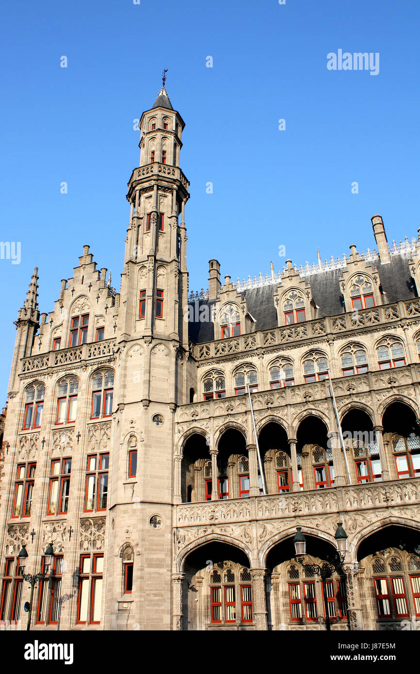 belgium, world cultural heritage, flanders, bruges, gothic, tower ...