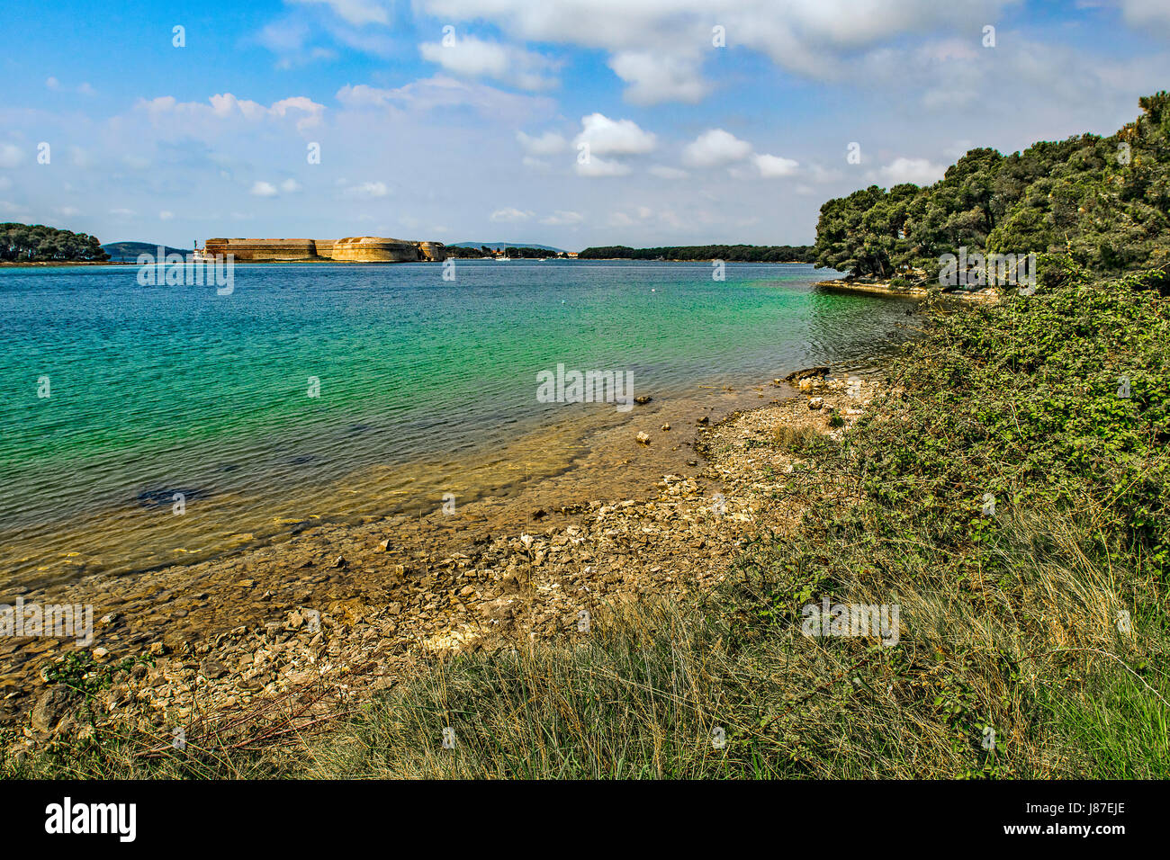 Croatia Dalmatia Sibenik - St. Nicholas Fortress Stock Photo - Alamy