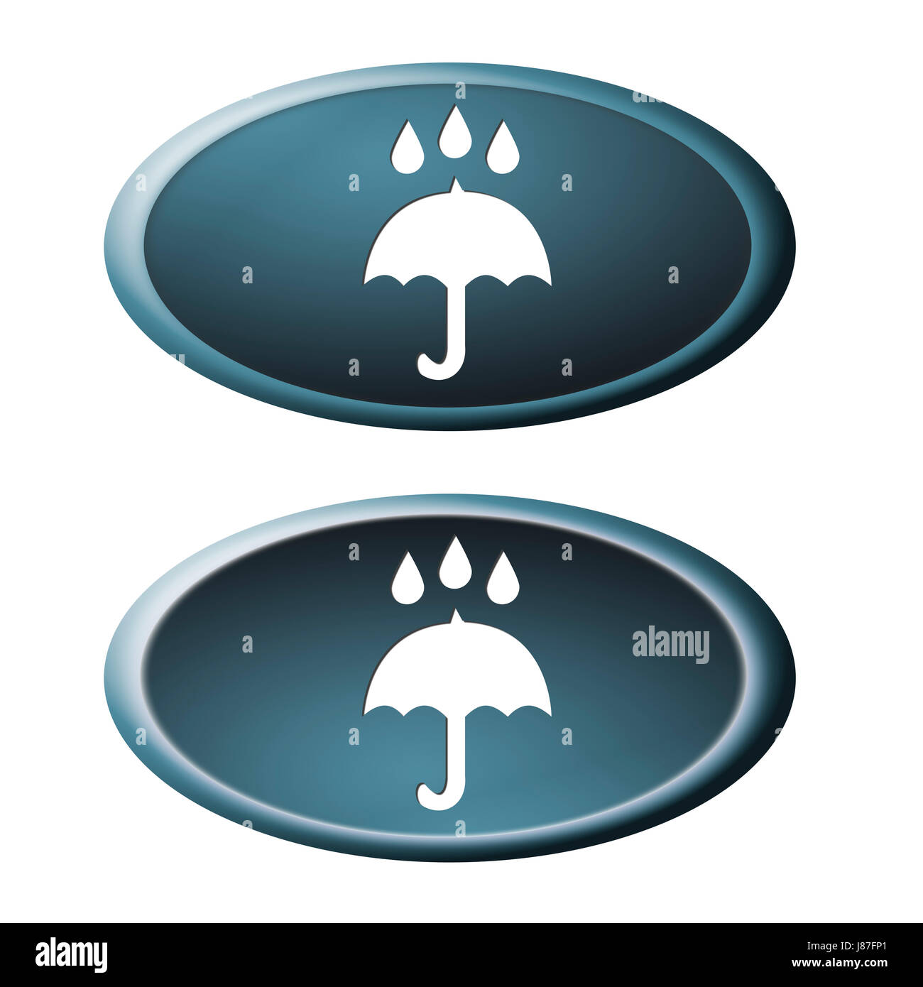 wet, umbrella, moist, damp, moisture, pictogram, symbol, pictograph ...