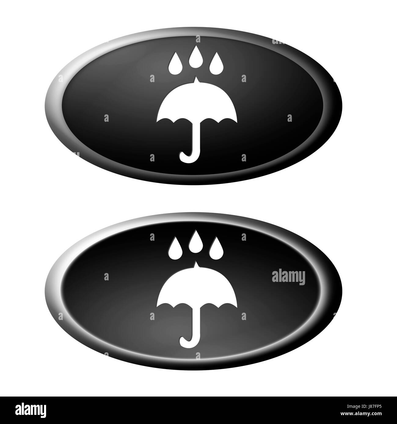 wet, umbrella, moist, damp, moisture, pictogram, symbol, pictograph ...