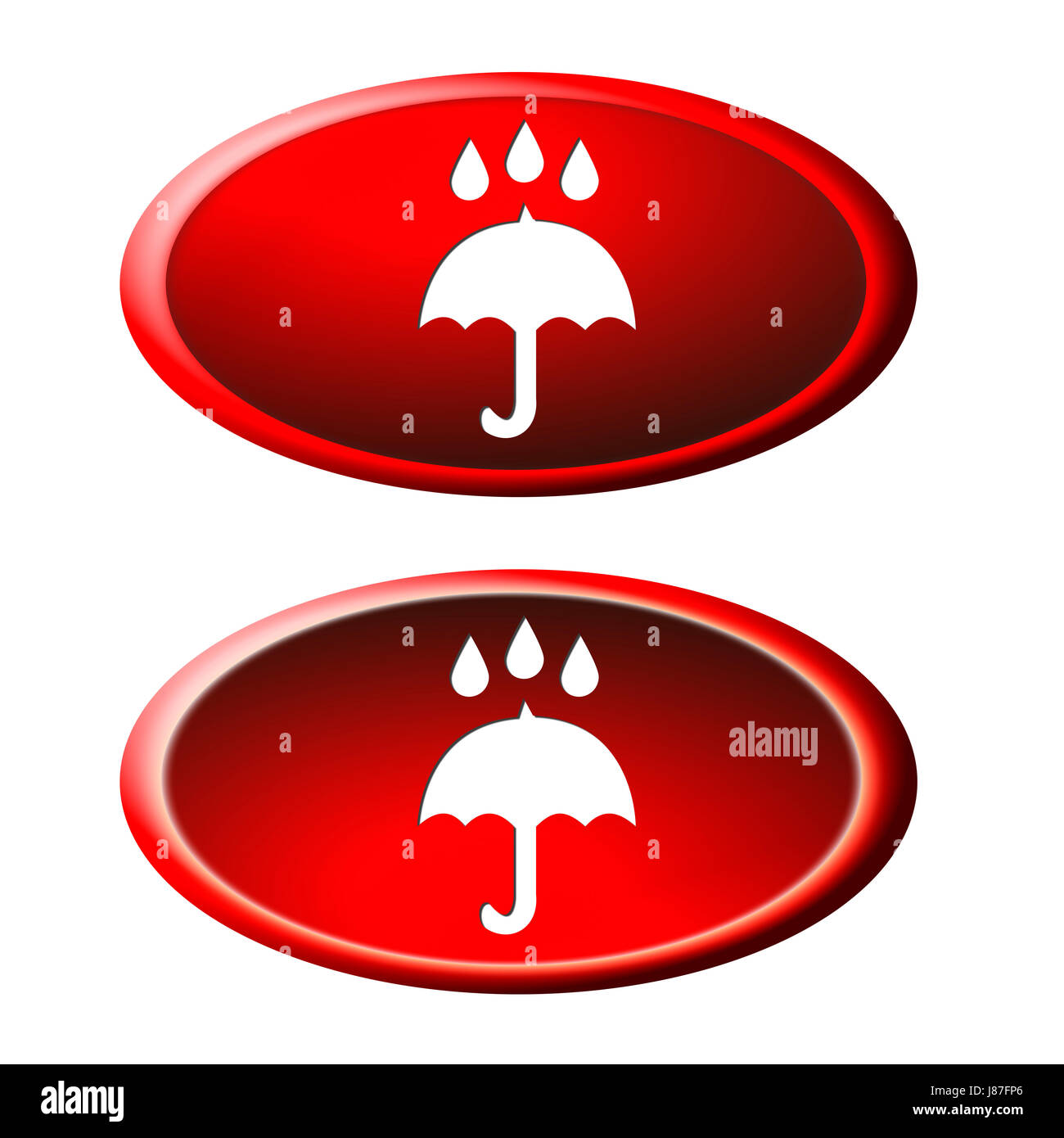 Rain pictogram hi-res stock photography and images - Alamy